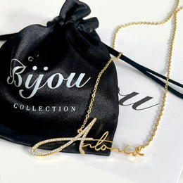 Luxe Name Necklace – GR’s Bijou Collection